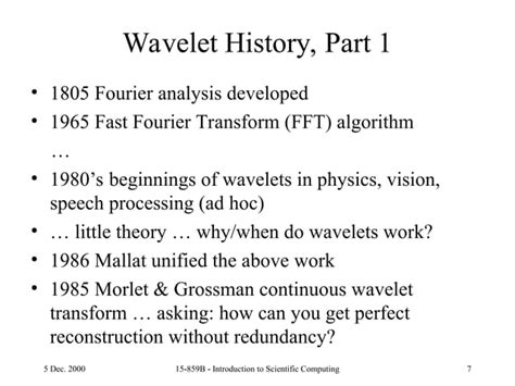 Waveletstransofrmapplicationsintroppt
