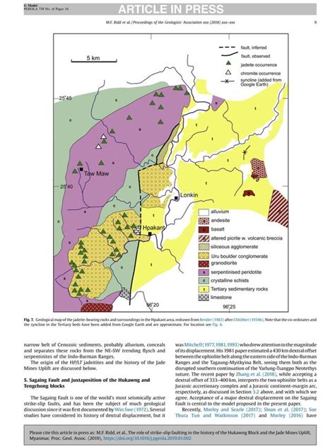 The Role Of Strike Slip Faulting In The History Of The Hukawng Block
