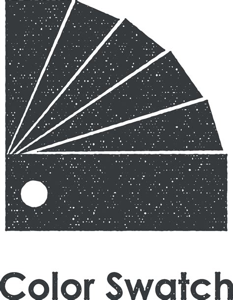 Color Swatch Vector Icon Illustration With Stamp Effect 38030596 Vector
