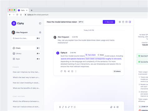 Ciphy Llm Chats Web Design Inspiration Portfolio Chat App