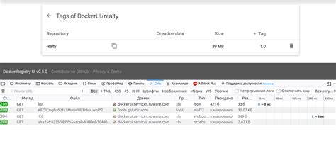 does not show creation date · issue 52 · joxit docker registry ui · github