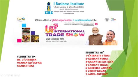 Vaibhav Tiwari On Linkedin Expo Mart Tradefair Pgdm