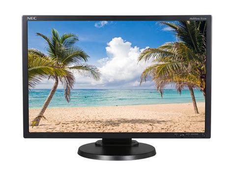 NEC Display Solutions E222W-BK Black 22" 5ms height pivot tilt & swivel ...