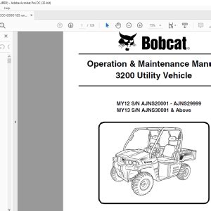 Bobcat Utility Vehicle HeyDownloads Manual Downloads