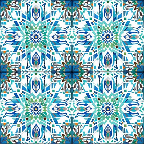 Modern Geometric Interlocking Circle Pattern Design Seamless Pattern