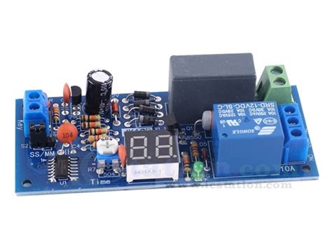 AC 220V 99s 99min Delay Relay Module 10A Switch Controller Adjustable Trigger Delay JK13P AR