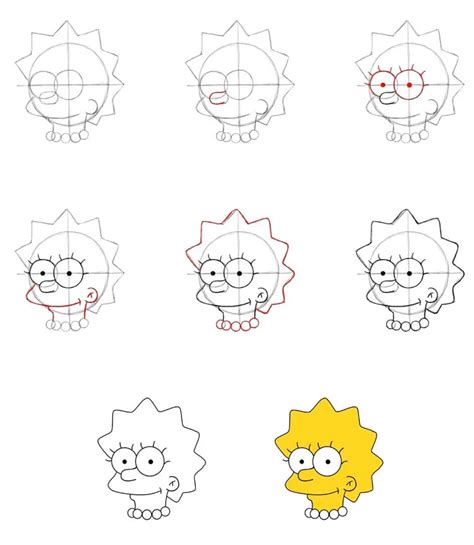 17 Easy Lisa Simpson Drawing Ideas Drawing Photos