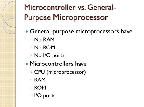 ppt chapter 1 the 8051 microcontrollers powerpoint presentation free