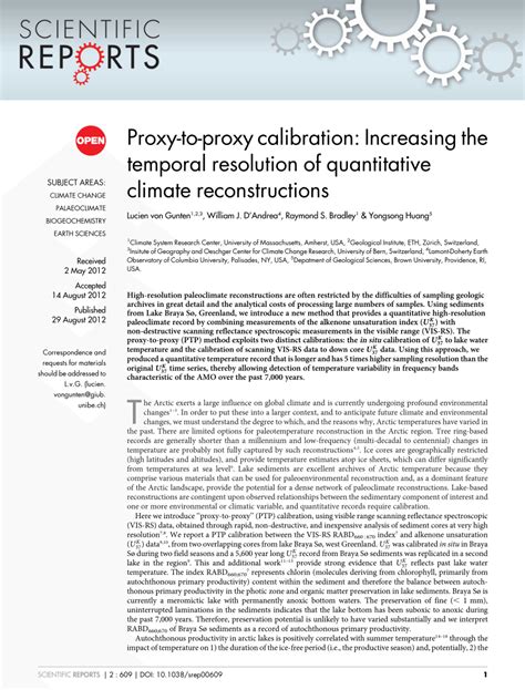 pdf proxy to proxy calibration increasing the temporal resolution of