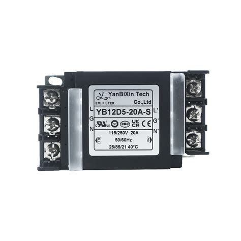 Ybx New Type Single Phase Filter Safe Plastic Housing Emiemc Filter