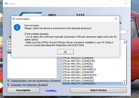 steval mki109v3 doesn t work after firmware upgrad