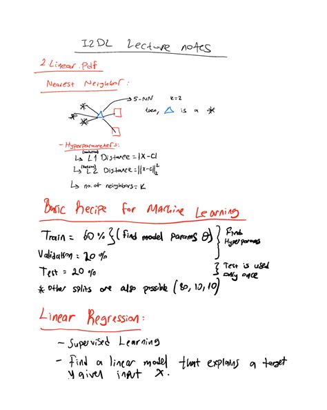 I2dl Notes E 5 Nlen B Sa Fee Hypeeteanee 1x C Dstance 4k No Of Ne
