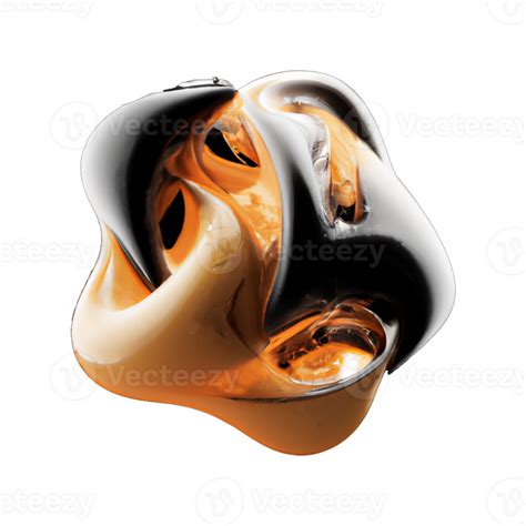 gold 3d fluid shapes 21879212 png