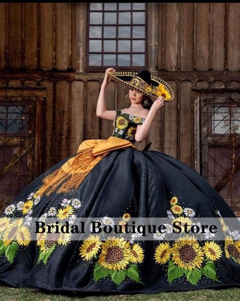 Vestido Charro De Quinceanera Embroidery Ball Gown Quinceanera Dress O