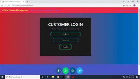 vehicle service management project in python with source code and report [ download ] kashipara