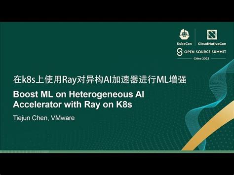 Free Video Boost Ml On Heterogeneous Ai Accelerators With Ray On Kubernetes From Cncf Cloud