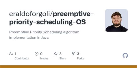 Github Eraldoforgoli Preemptive Priority Scheduling Os Preemptive Priority Scheduling