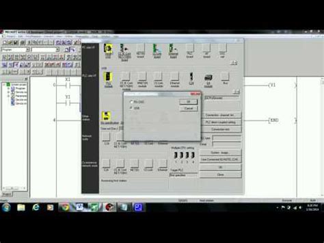 Connection Setting GX Developer To PLC YouTube