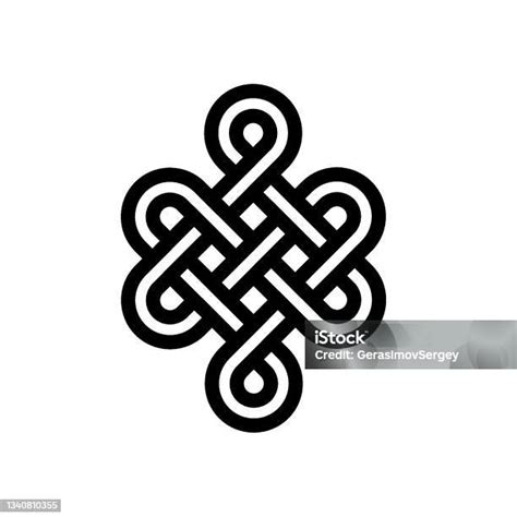 블랙과 화이트 컬러의 셀틱 스타일 부족 패턴 패키지 로고 또는 포스터 디자인에 사용하십시오 벡터 그림입니다 개념에 대한 스톡 벡터 아트 및 기타 이미지 Istock
