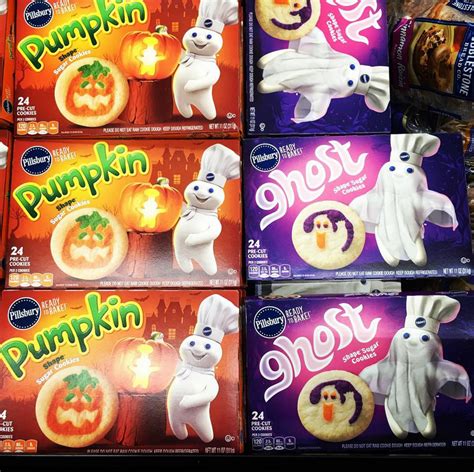 Pillsbury Pumpkin And Ghost Sugar Cookies Ready To Bake Pillsbury