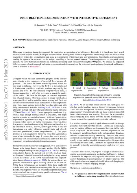 Disir Deep Image Segmentation With Interactive Refinement Deepai
