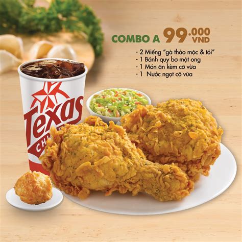 Menu Texas Chicken Texas Chicken Vietnam