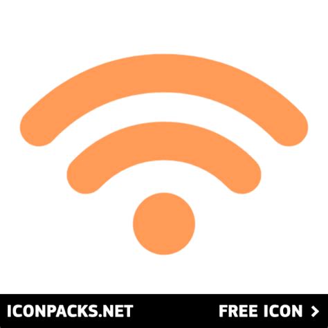 Oransje Wifi Logo Orange Wifi Icon Over 5398 Royalty Free Licensable