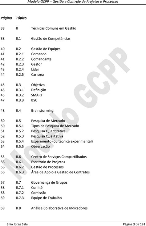 Modelo Gcpp Gestão De Controle De Projetos E Processos Gestão Hospitalar