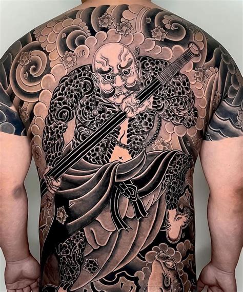 Japanese Traditional Back Tattoo