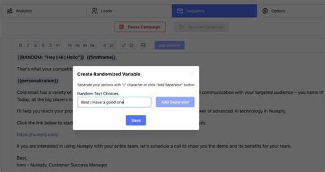 Spintax Custom Random And Safe Variables Nureply Support