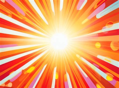 Premium Ai Image Retro Revival Horizontal Groovy Background With Bright Accents