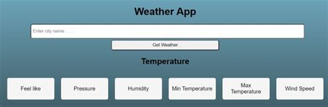 Adnan Ahmed On Linkedin Weatherapp Html Css Javascript