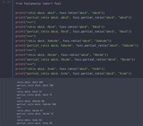 Python Text Analysis Tools Fuzzywuzzys Basic String Matching Ayla Khan