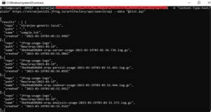 Artifactory Query Language AQL REST API And Command Line Interface CLI