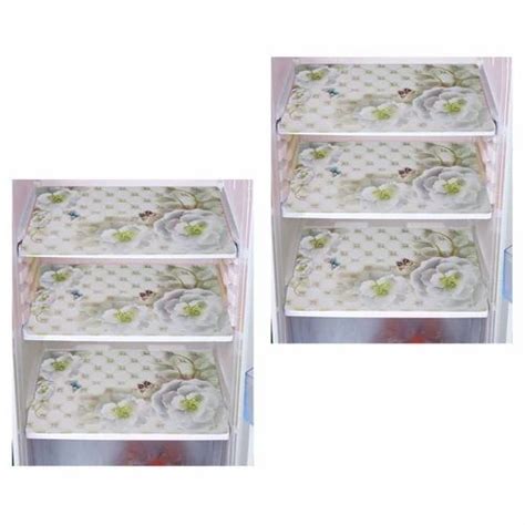 Multicolor Pack Of 6 Fridge Mat Set Shape Rectangle At Rs 75piece