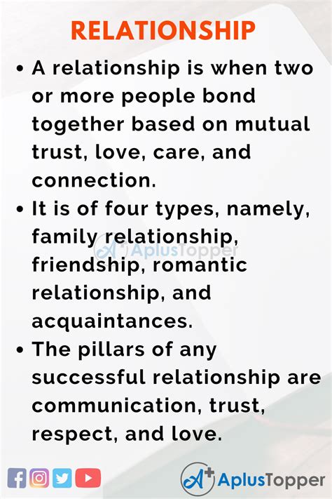 Essay On Relationship Artofit