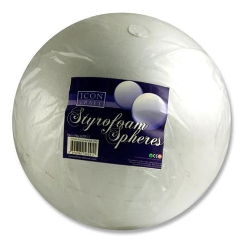 Polystyrene Sphere 30cm Icon Kandm Evans Trading Ltd