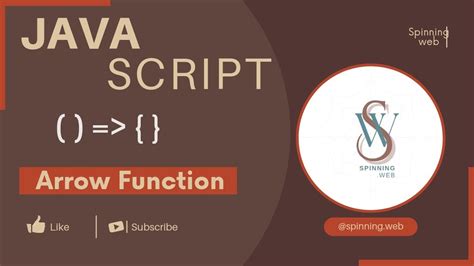Arrow Functions Javascript Tutorial In Hindi Spinning Web Youtube