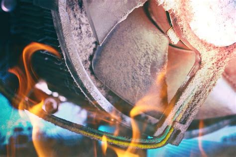 Old Computer System Unit With Dust Inside Stock Image Image Of Broken