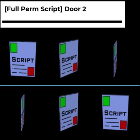 Second Life Marketplace Full Perm Script Door 2