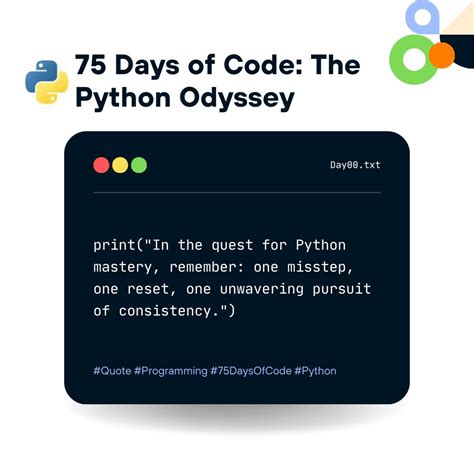 Challenge 75 Days Of Code The Python Odyssey Pratham Raj Posted On