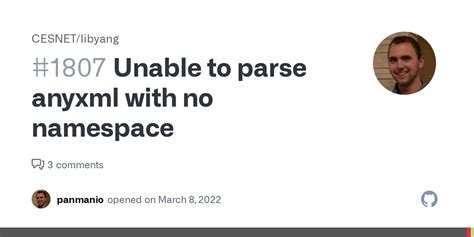 Unable To Parse Anyxml With No Namespace Issue 1807 CESNET Libyang