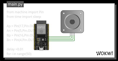 步进电机反转 Wokwi Esp32 Stm32 Arduino Simulator