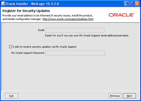 Install WebLogic Application Server