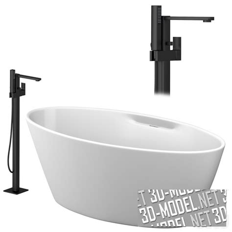 3D модель – Ванны и смесители от Cezares и Grohe