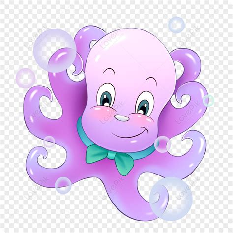 귀여운 문어 Png 일러스트 무료 다운로드 Lovepik