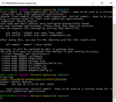 Beginning ReactJS With TypeScript Part II Learn To Use Git And Git Hub CodeProject