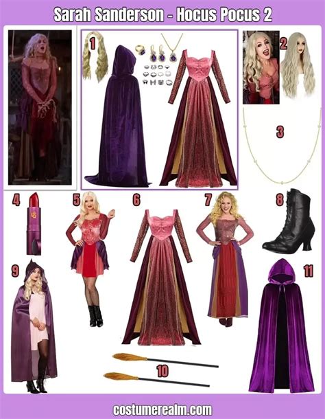 Sarah Sanderson Hocus Pocus Costume For Cosplay Halloween 2023 Artofit