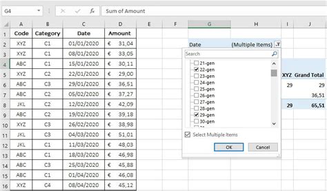 Timeline With Pivottable Donata Petrelli