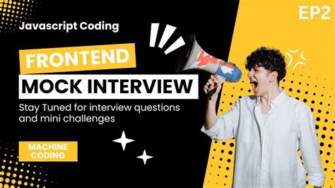 🔴 Frontend Mock Interview Questions React Js Machine Coding Javascript Ep2 Youtube